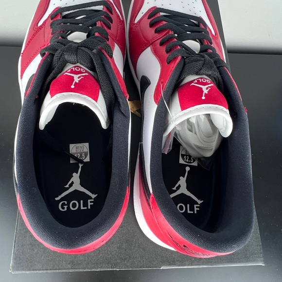 Nike | Shoes | New Air Jordan Low Chicago Red Golf Shoes Men Size 125 ...